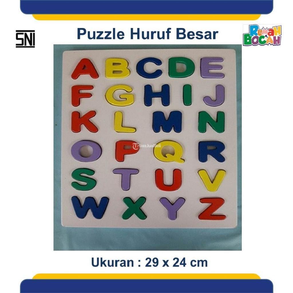 Puzzle Kayu Huruf Besar di Yogyakarta - Tribun JualBeli