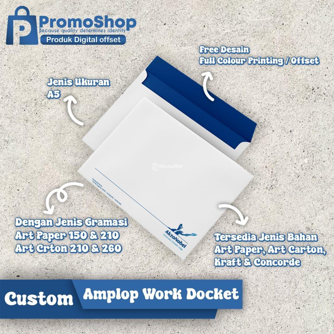 Cetak Amplop Work Docket Putih Kondangan Coklat Aesthetic Kecil ...