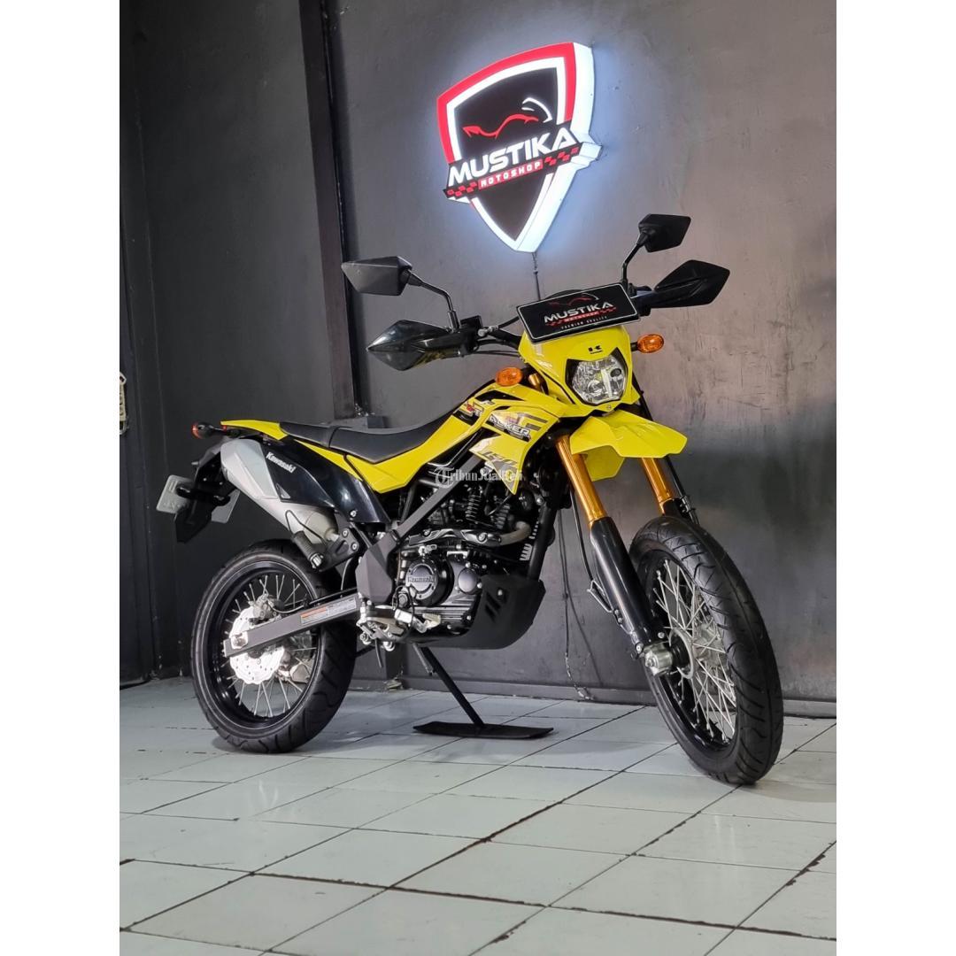 Kawasaki dtracker 2021 nopol N pajak on fullpaper odo 1rb gress mirip ...