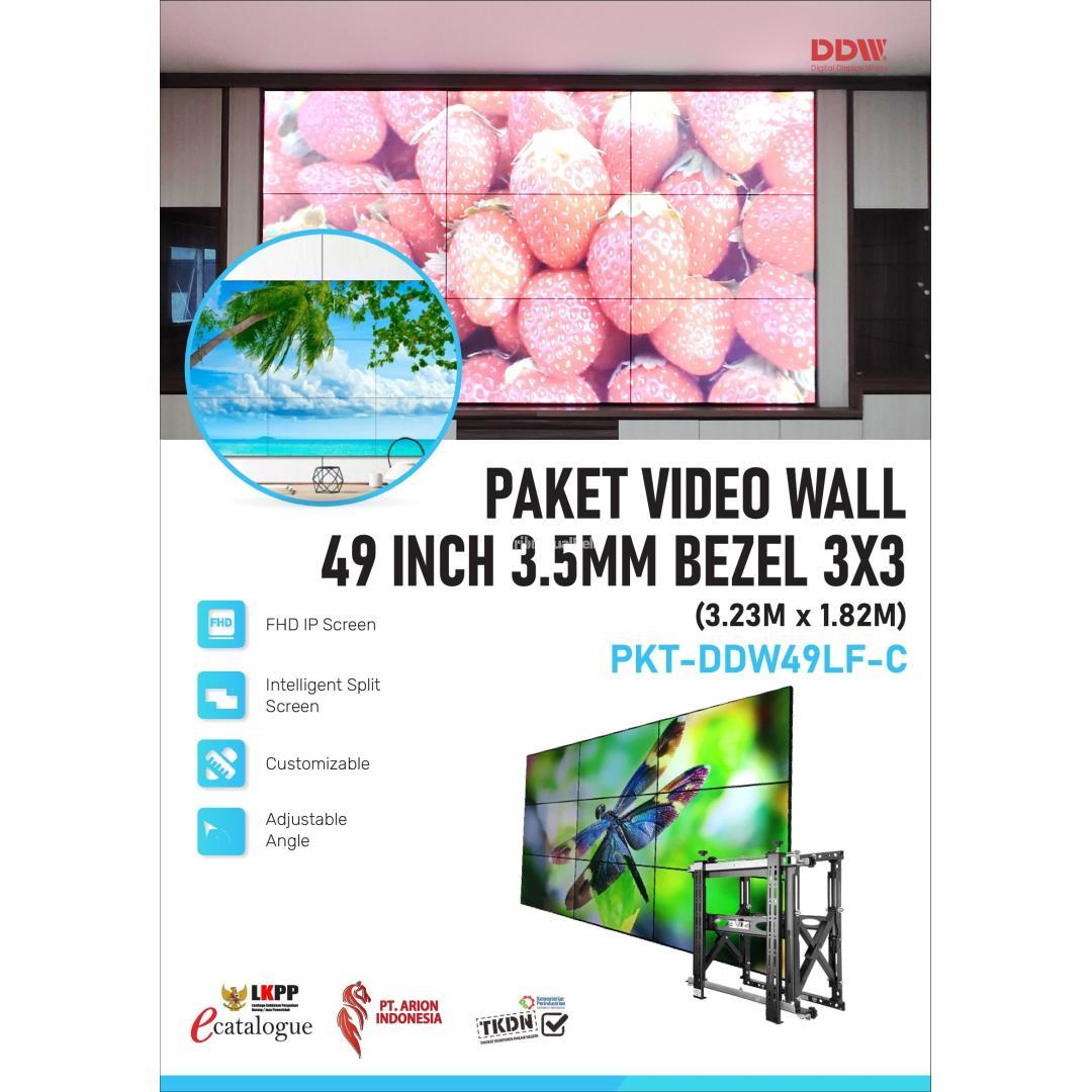 Paket Video Wall DDW 49 Inch 35mm 3x3 TKDN LKPP Kota Malang - Tribun ...