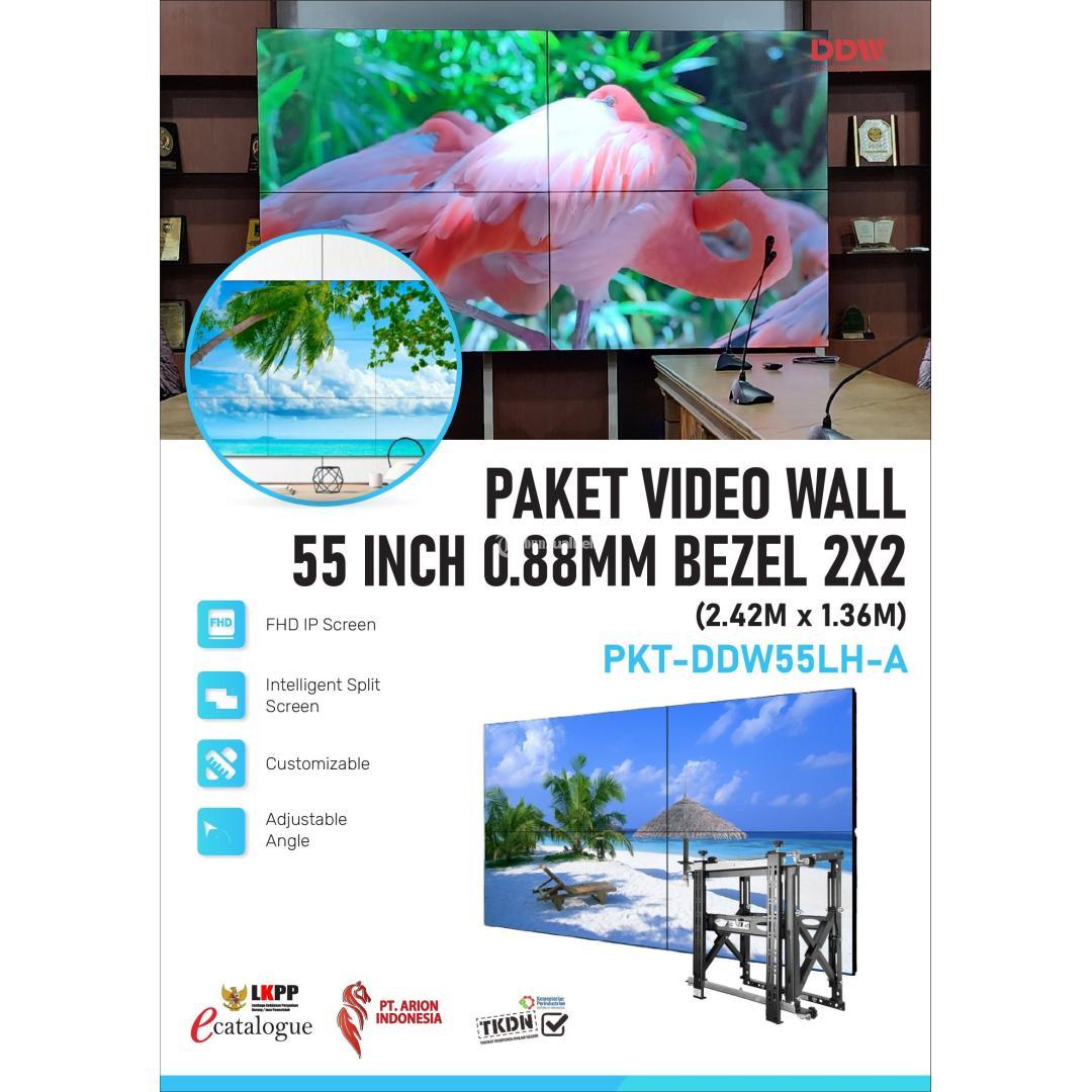 Paket Video Wall DDW 55 Inch 088mm 2x2 TKDN LKPP di Malang Kota ...