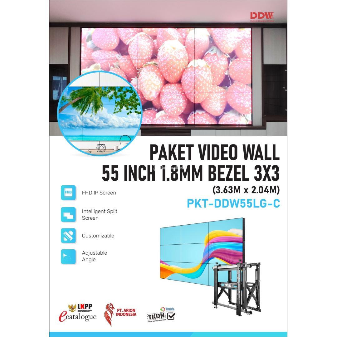 Paket Video Wall DDW 55 Inch 18mm 3x3 TKDN LKPP Kota Malang - Tribun ...