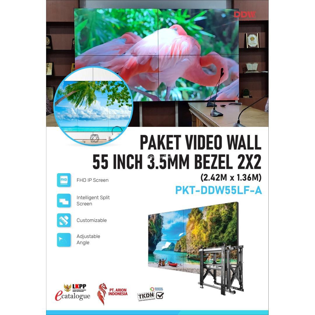 Paket Video Wall DDW 55 Inch 3.5mm 2x2TKDN LKPP di Malang Kota - Tribun ...