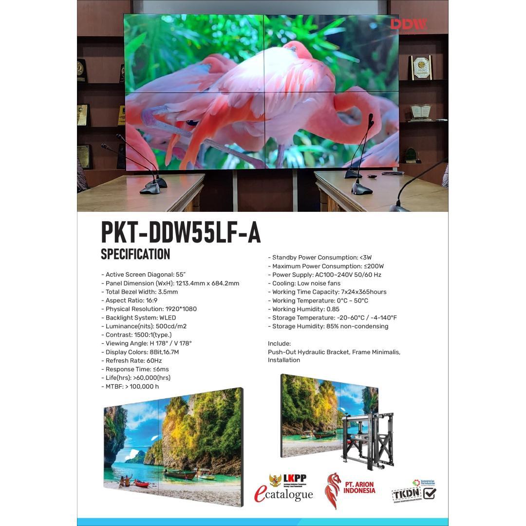 Paket Video Wall DDW 55 Inch 3.5mm 2x2TKDN LKPP di Malang Kota - Tribun ...