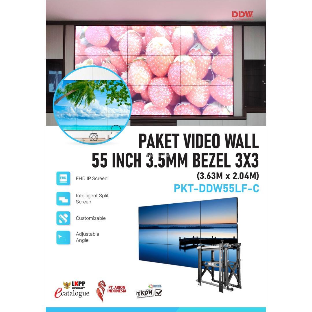 Paket Video Wall DDW 55 Inch 35mm 3x3 TKDN LKPP di Malang Kota - Tribun ...