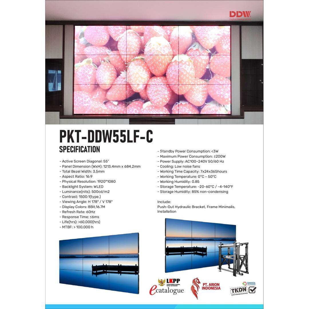 Paket Video Wall DDW 55 Inch 35mm 3x3 TKDN LKPP di Malang Kota - Tribun ...