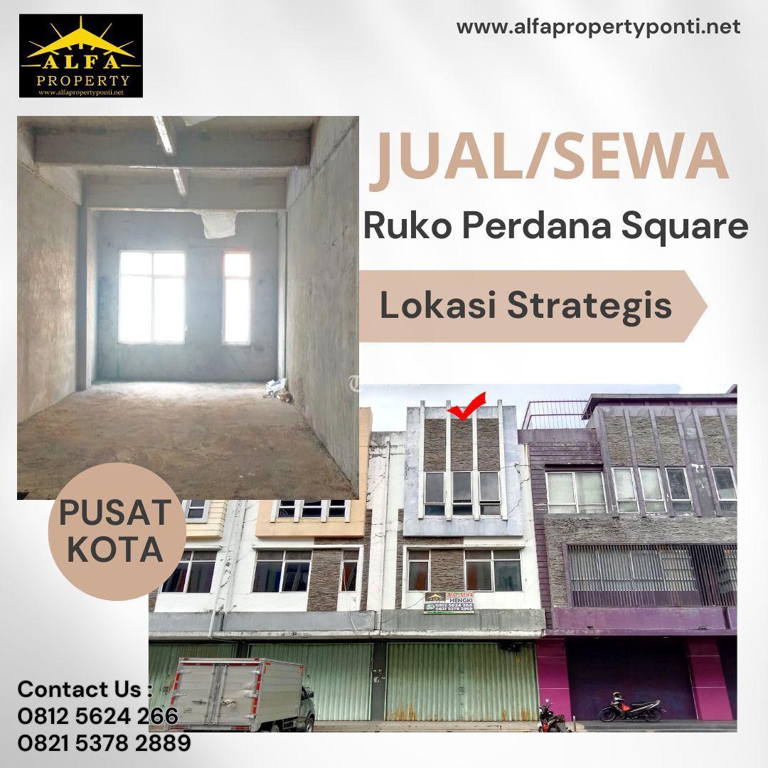 Disewakan Ruko Perdana Square Luas Tanah 55m x 15m di Pontianak ...