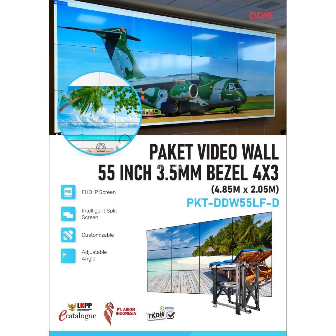 Paket Video Wall DDW 55 Inch 3.5mm 4x3 TKDN LKPP di Malang Kota ...