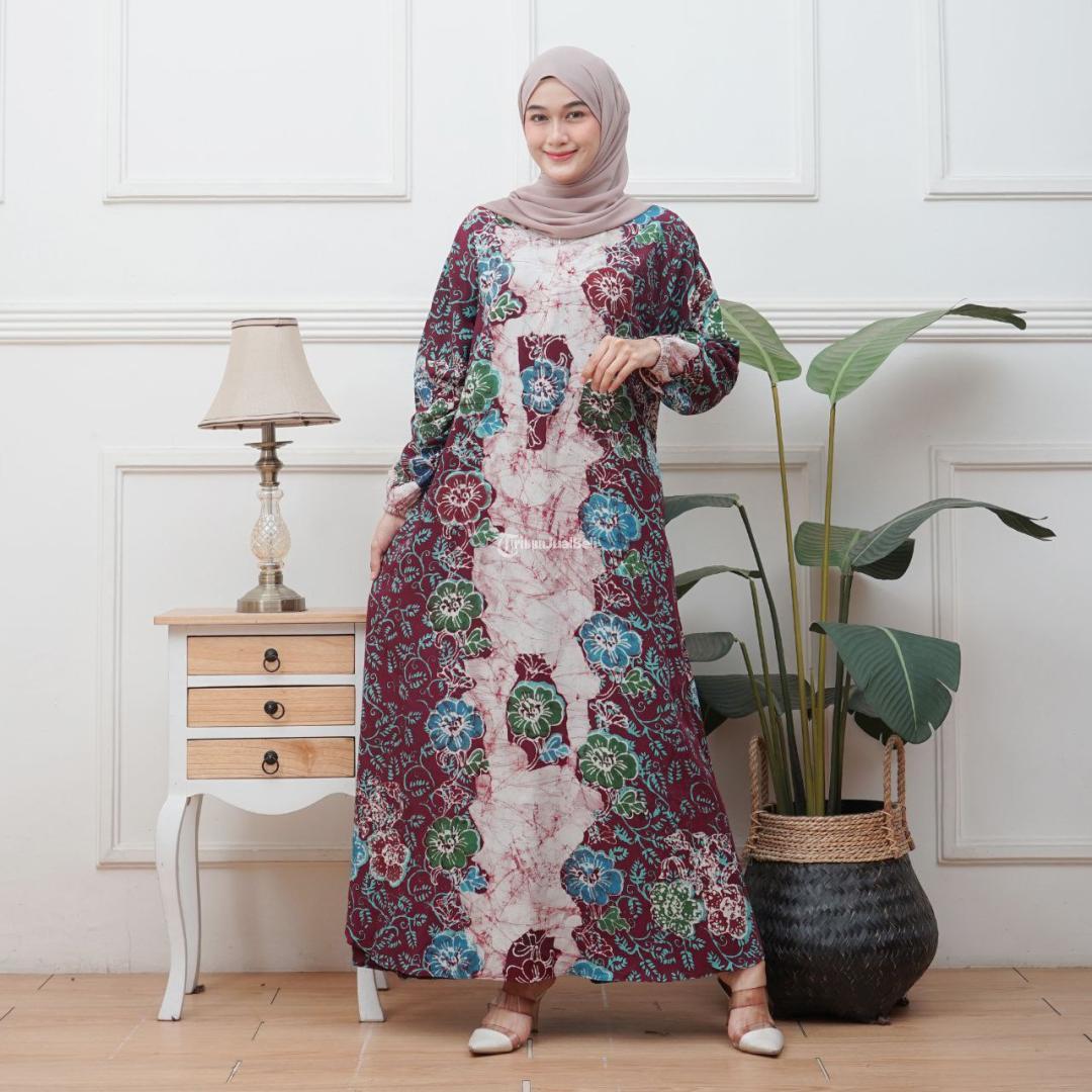 Gamis Batik Bahan Rayon Harga Murah di Pekalongan Kota - Tribun JualBeli