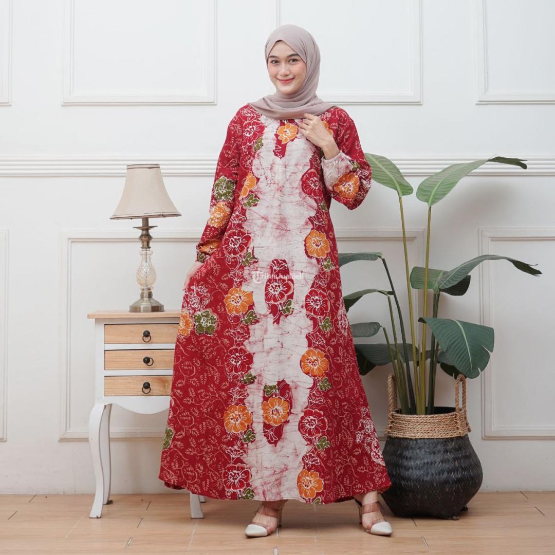 Gamis Batik Bahan Rayon Harga Murah di Pekalongan Kota - Tribun JualBeli