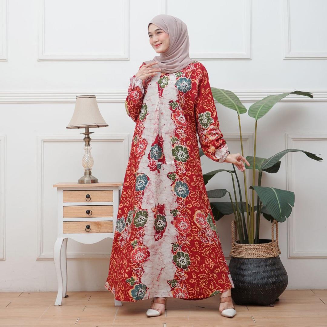Gamis Batik Bahan Rayon Harga Murah di Pekalongan Kota - Tribun JualBeli