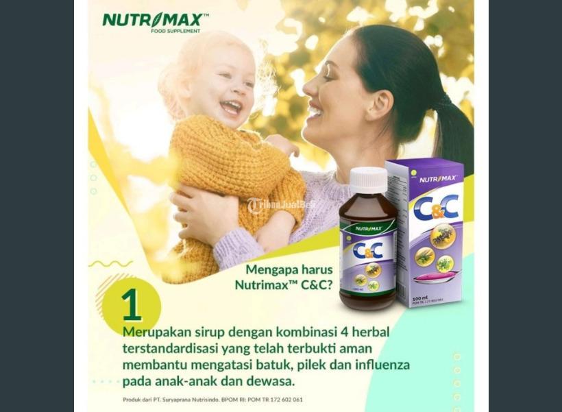 Nutrimax Cc Cnc Syrup Obat Herbal Sirup Obat Herbal Batuk Pilek di Jakarta Utara - Tribun JualBeli