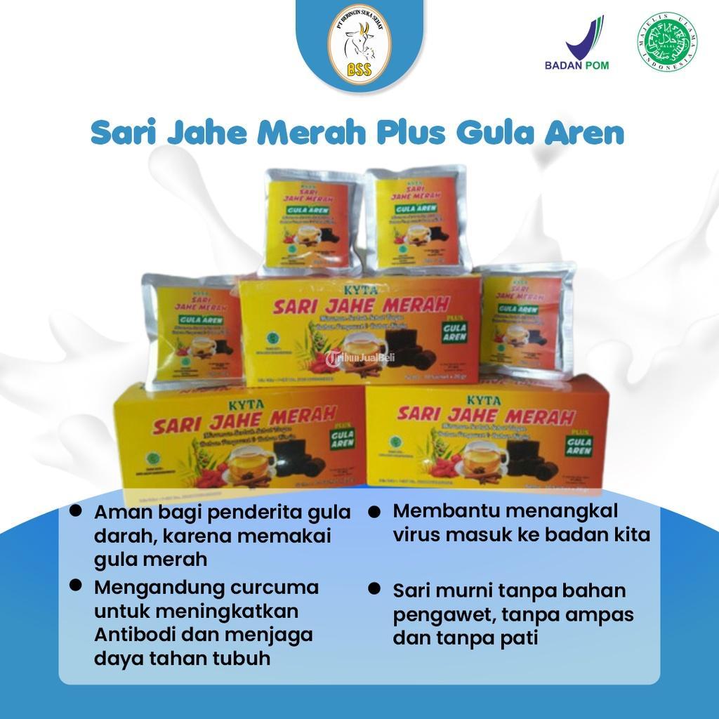 Sari Jahe Merah Premium Plus Gula Aren Kemasan Kotak isi 10 sachet x ...