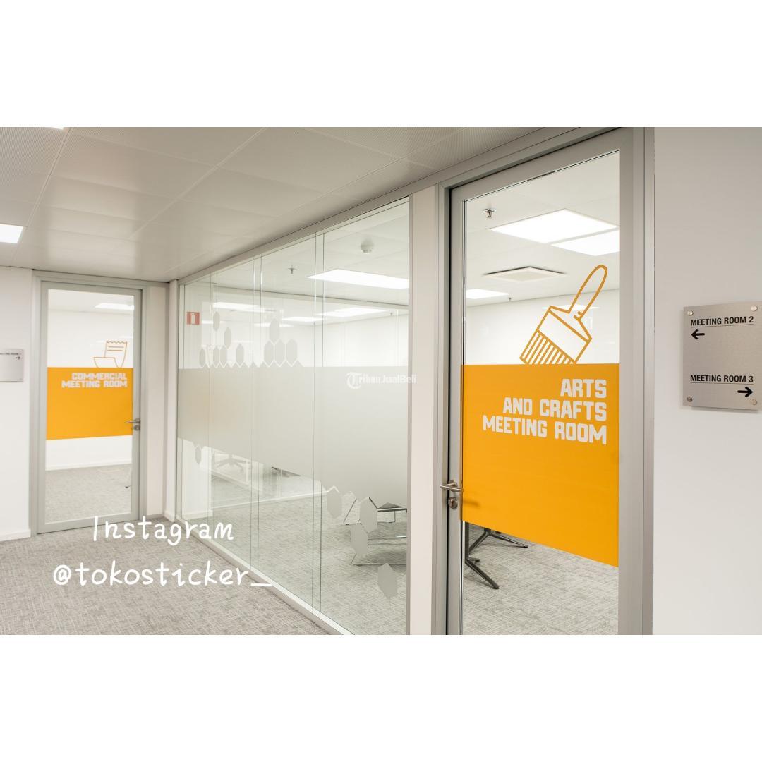 Sticker Kaca Sandblast Terlengkap di Jakarta Pusat - Tribun JualBeli