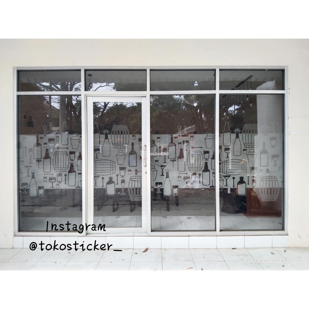 Sticker Kaca Sandblast Terlengkap di Depok - Tribun JualBeli