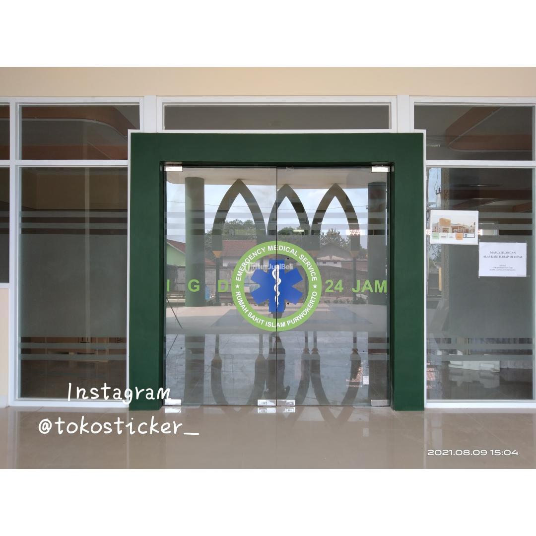 Sticker Kaca Untuk Rumah Sakit Apotik Puskesmas Klinik di Banyumas ...