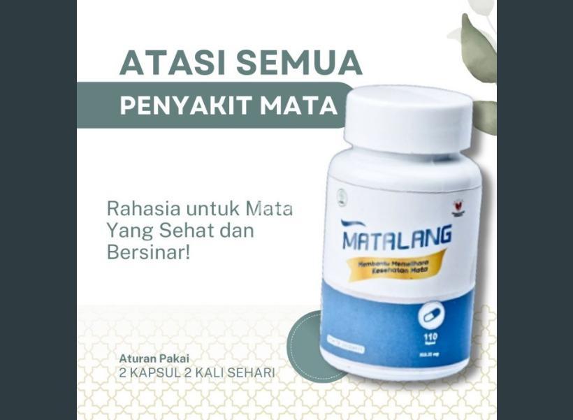 Matalang Asli 100 Original Obat Herbal Mata Minus Rabun 110 Kapsul ...