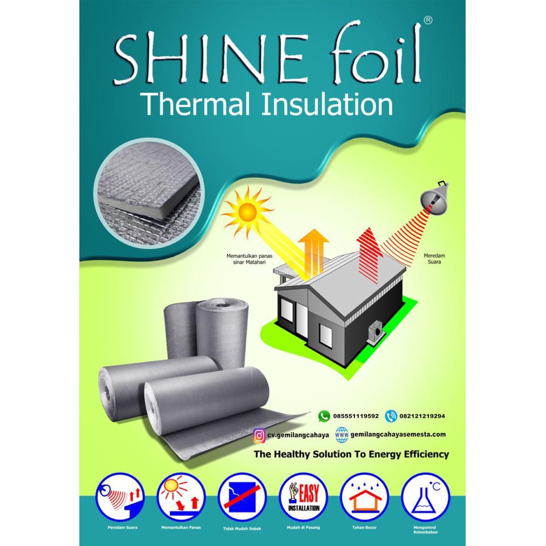 Aluminium Foil Thermal Insulation Shine Foil Lapisan Peredam Panas di Sidoarjo - Tribun JualBeli