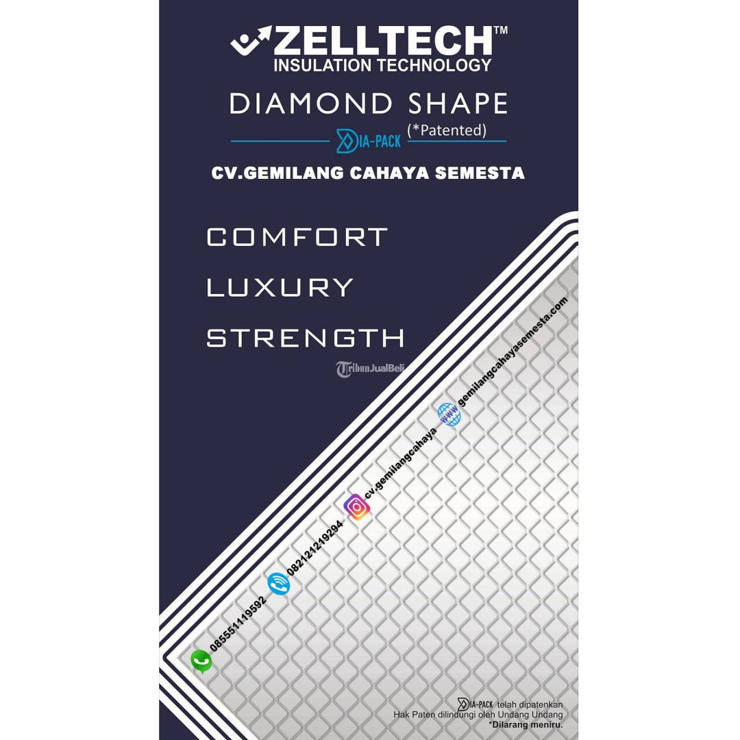 Aluminium Foil Zelltech ZT01RB Insulation Peredam Panas di Sidoarjo ...