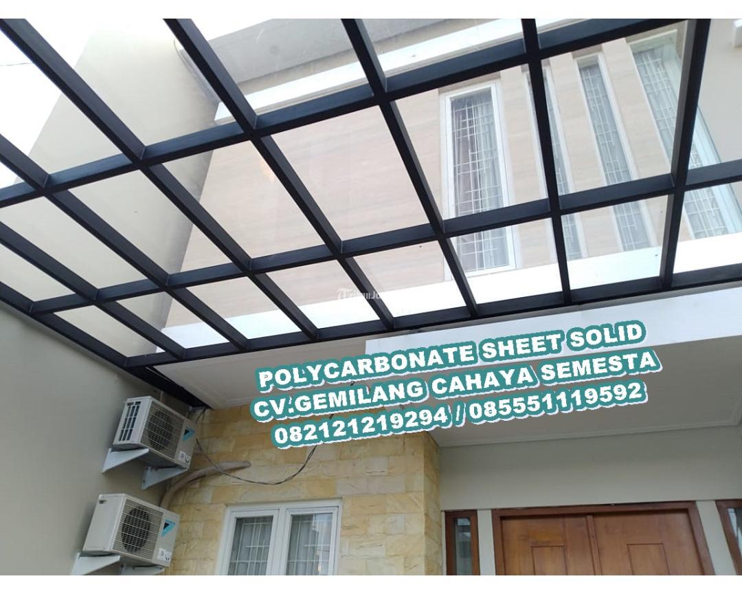 Solarflat 1 koma 2 mm Atap Transparan Solid Atap Polycarbonate Sheet di ...