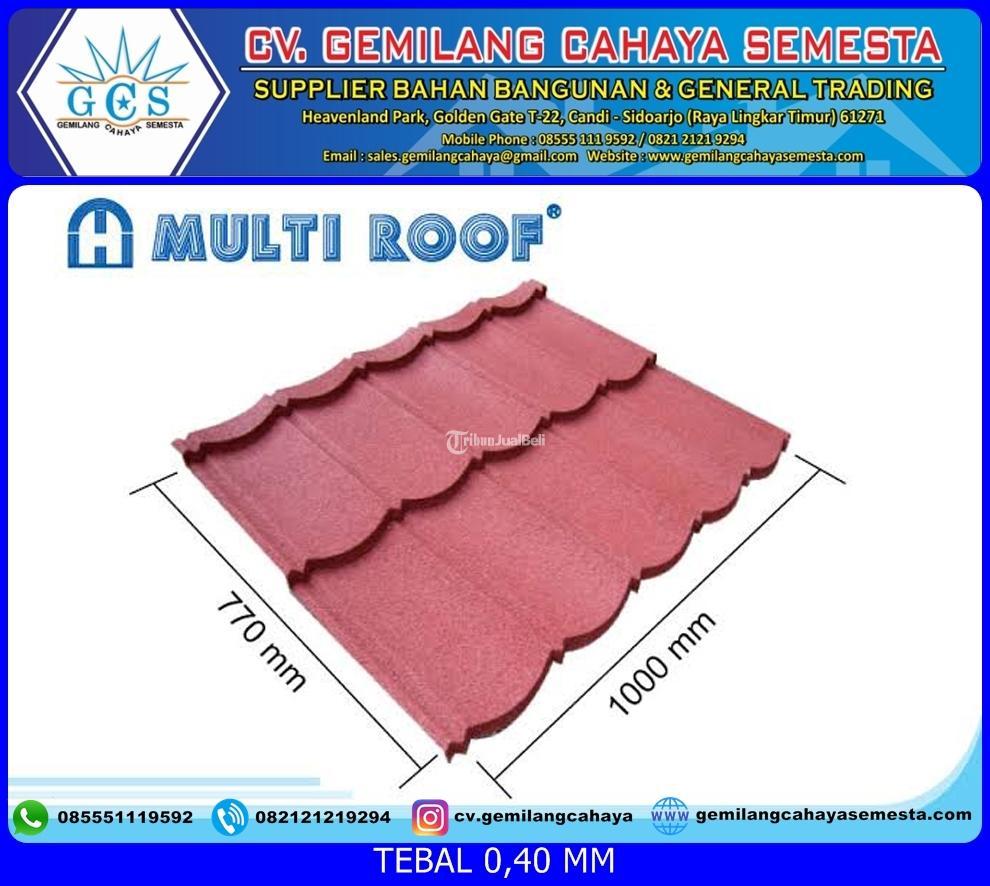 Genteng Metal Multiroof Stone Berpasir di Sidoarjo - Tribun JualBeli