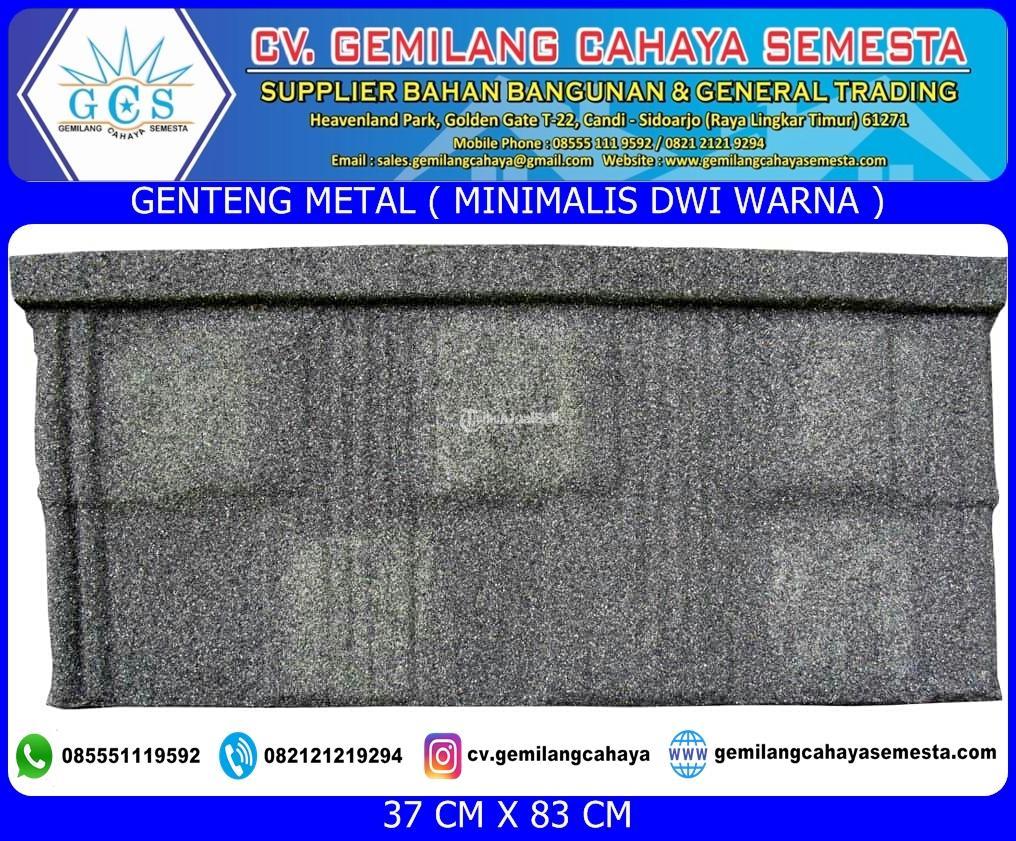 Genteng Minimalis Dwi Warna Stone Berpasir - Tribun JualBeli