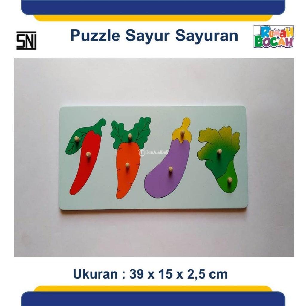 Mainan Balok Susun Kayu Puzzle ABC di Yogyakarta - Tribun JualBeli