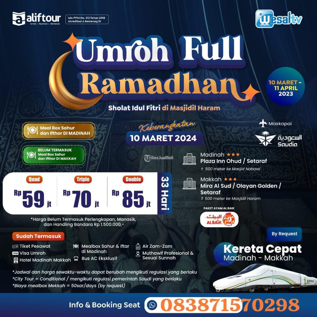 Umroh Full Ramadhan 2024 Aman Nyaman Sesuai Sunnah di Bogor - Tribun JualBeli