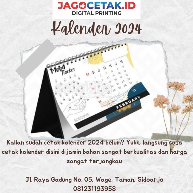 Cetak Kalender Hijriah Jagocetak.id di Sidoarjo - Tribun JualBeli