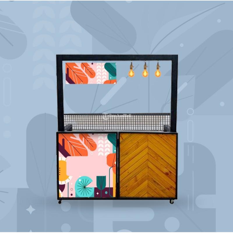 Booth Lipat Portable Estetik Bahan Galvalum dan Kayu Kuat di Kudus ...