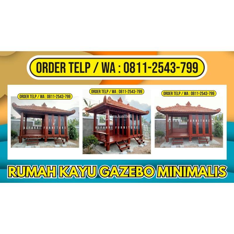 Gazebo Taman, Gazebo Kayu Minimalis - Tribun JualBeli