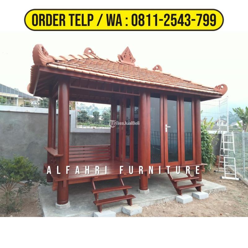 Gazebo Taman, Gazebo Kayu Minimalis - Tribun JualBeli