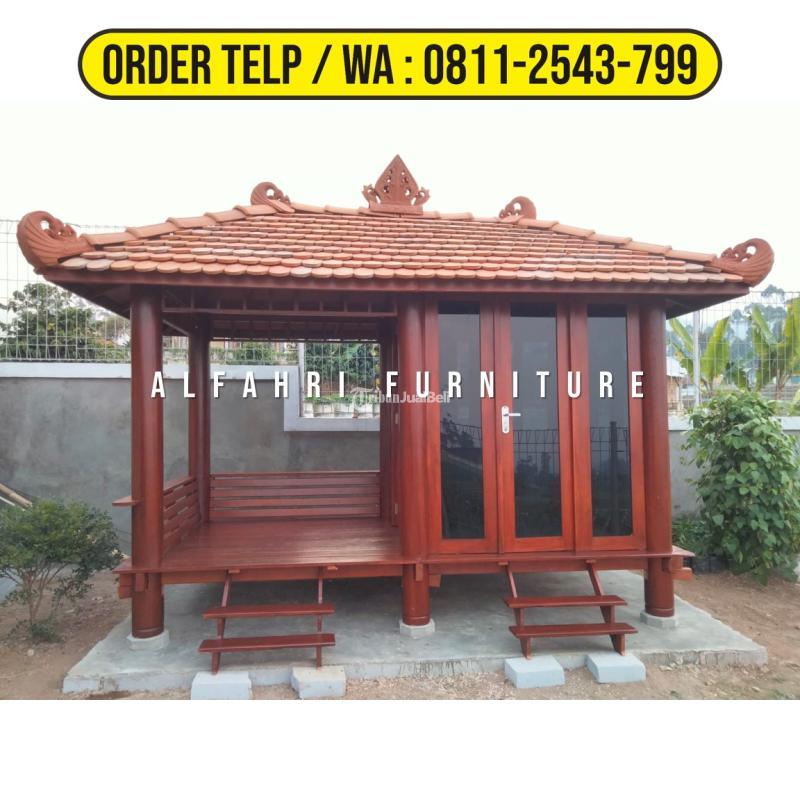 Gazebo Taman, Gazebo Kayu Minimalis - Tribun JualBeli