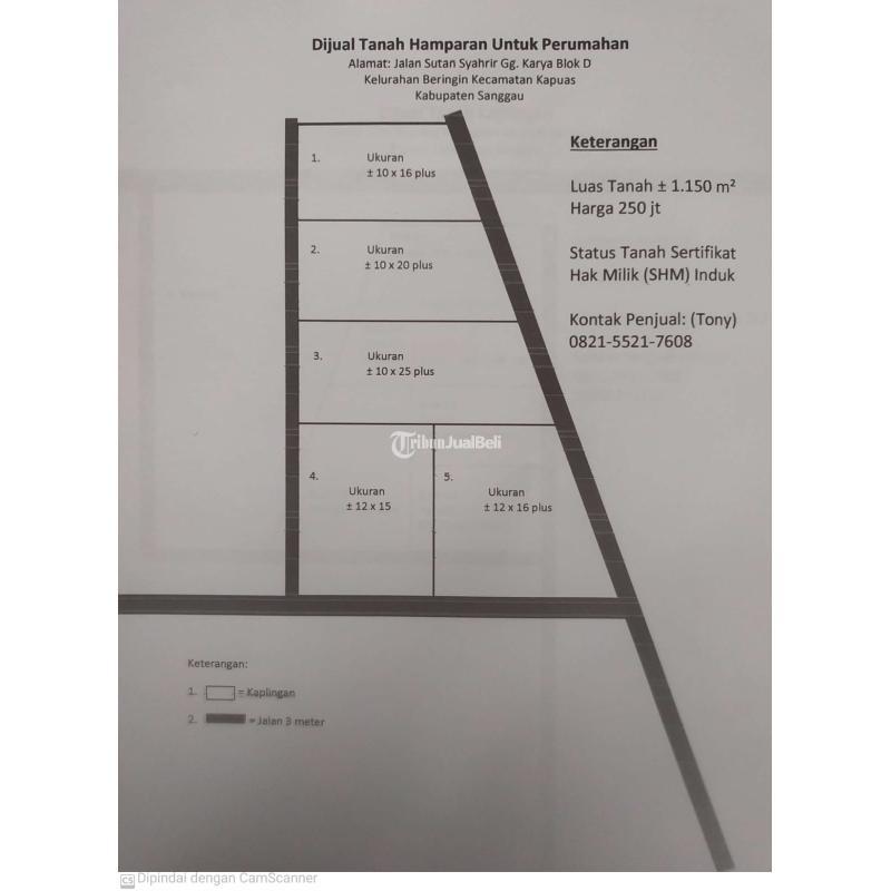 Dijual Sebidang Tanah - Tribun JualBeli