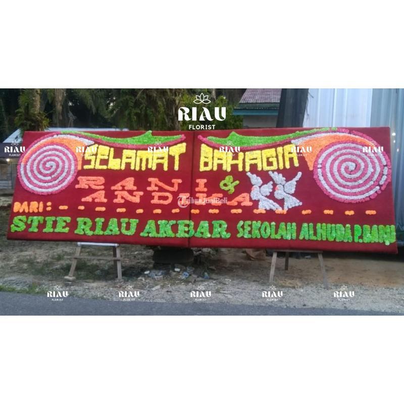 Riau Florist Papan Bunga Karangan Busa Gandeng 2 Panam Pekanbaru ...
