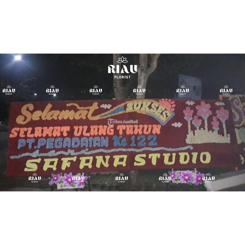 Riau Florist Papan Bunga Karangan Busa Gandeng 2 Panam Pekanbaru ...