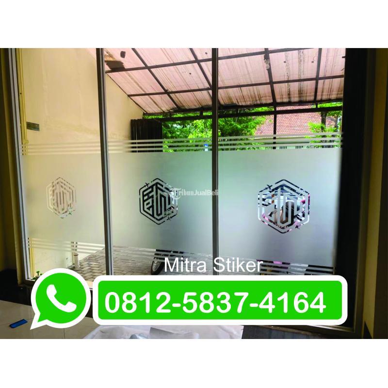 Stiker Kaca Jogja Sandblast Es Buram Kaca Film Sticker Custom Cutting ...