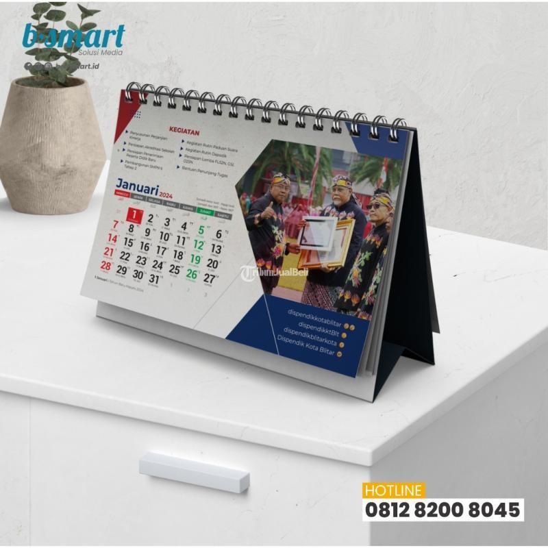 Cetak Kalender Meja Perusahaan 2024 di Sidoarjo - Tribun JualBeli