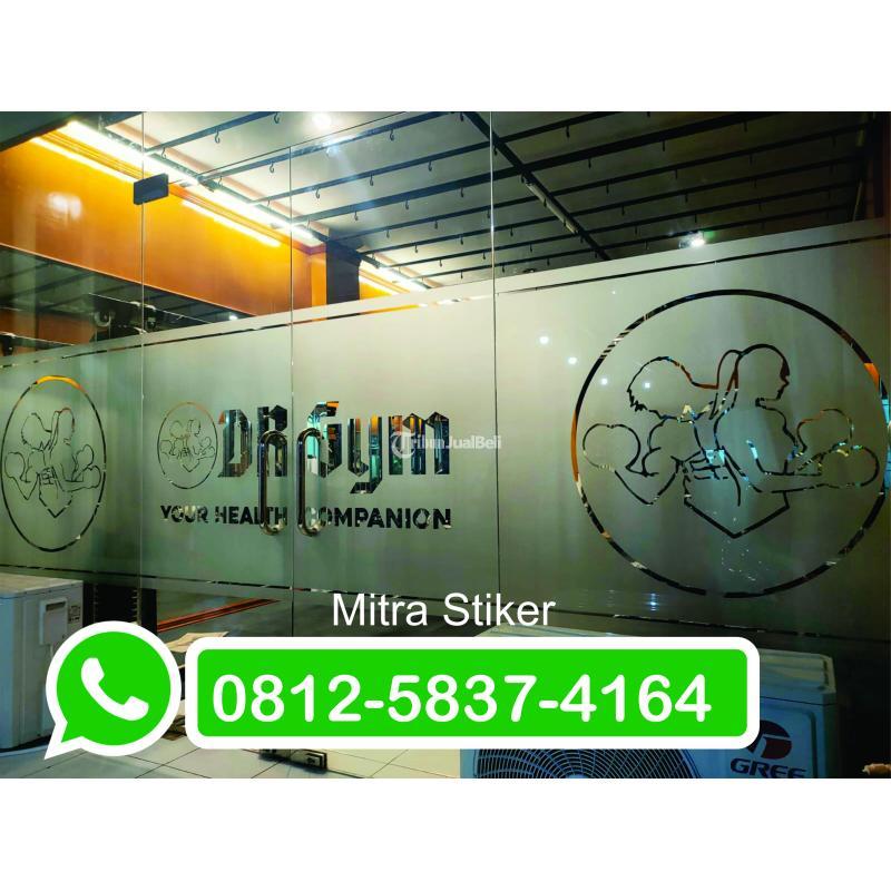 Stiker Kaca Jogja Sandblast Es Buram Kaca Film Sticker Custom Cutting ...