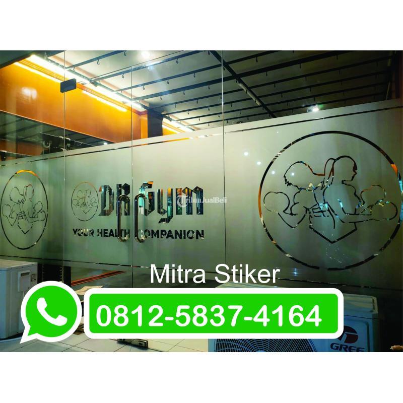 Stiker Kaca Jogja Sandblast Es Buram Kaca Film Sticker Custom Cutting ...