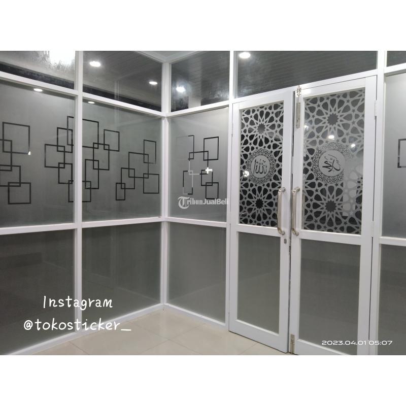 Sticker Kaligrafi Kaca Masjid Custom Terlengkap Garut - Tribun JualBeli