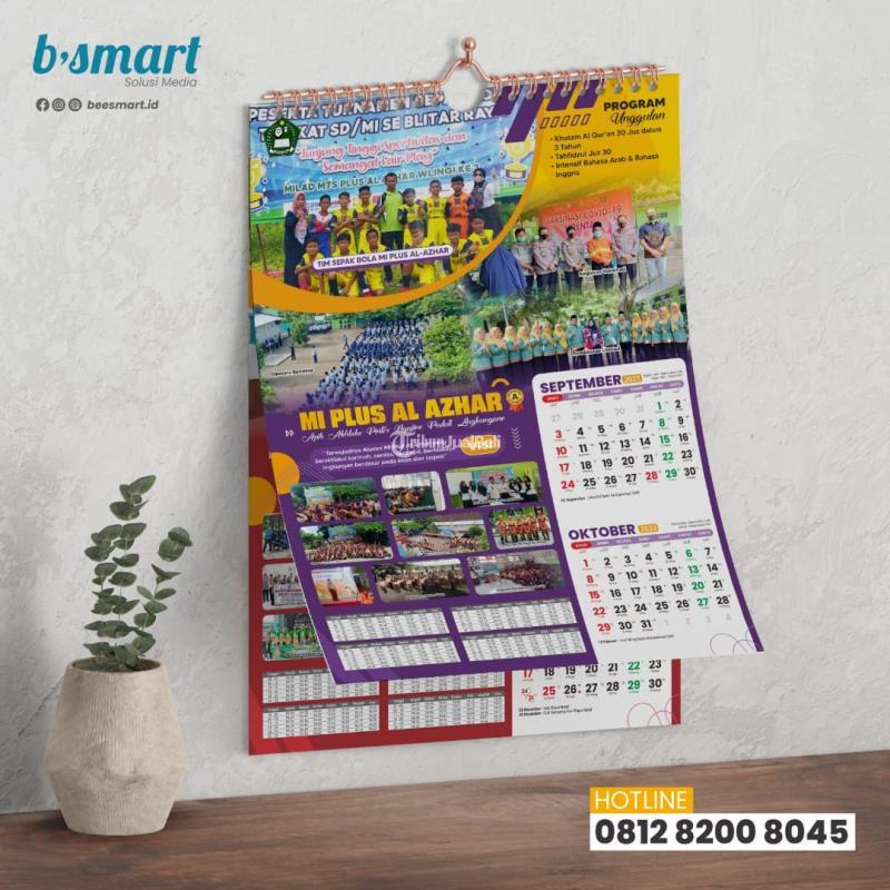 Jasa Cetak Kalender Dinding Offset 2024 Ukuran Ideal Fungsional di Sidoarjo - Tribun JualBeli