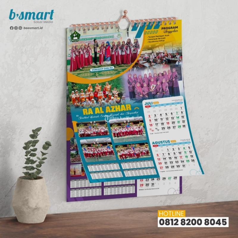 Jasa Cetak Kalender Dinding Offset 2024 Ukuran Ideal Fungsional di Sidoarjo - Tribun JualBeli