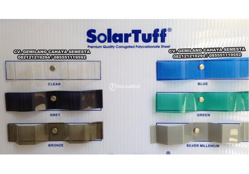 Solartuff 360 cm Atap Transparan Atap Polycarbonate Corrugated di ...