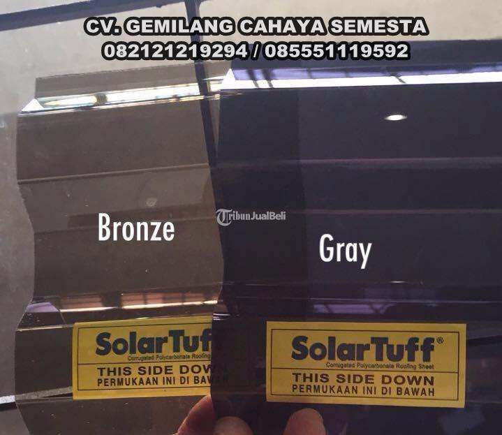 Solartuff 6 Meter Atap Transparan Atap Polycarbonate Corrugated di ...