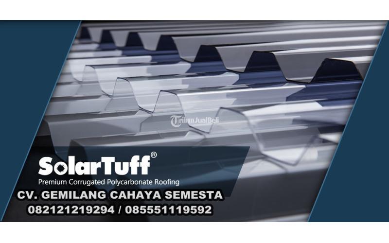Solartuff 6 Meter Atap Transparan Atap Polycarbonate Corrugated di ...