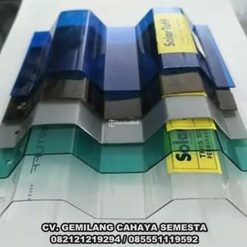 Solartuff 6 Meter Atap Transparan Atap Polycarbonate Corrugated di ...