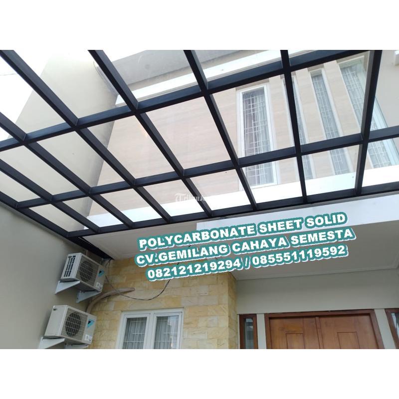 Solarflat 6 mm Atap Transparan Solid / Atap Polycarbonate Sheet di Sidoarjo - Tribun JualBeli