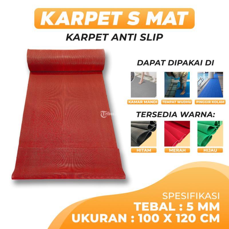 Karpet SdiMat Anti Slip Merah Meteran di Bandar Lampung - Tribun JualBeli
