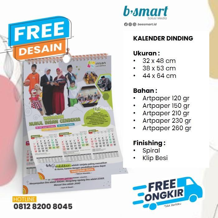 Kalender Dinding 2024 Modern Harga Murah di Sidoarjo - Tribun JualBeli